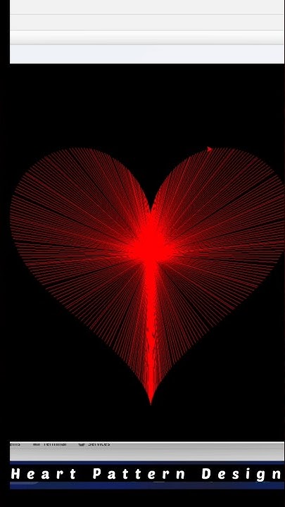 Amazing Red Heart Pattern Using Python Turtle Graphics - Watch it😍‎@codingwithnoman #python # ...