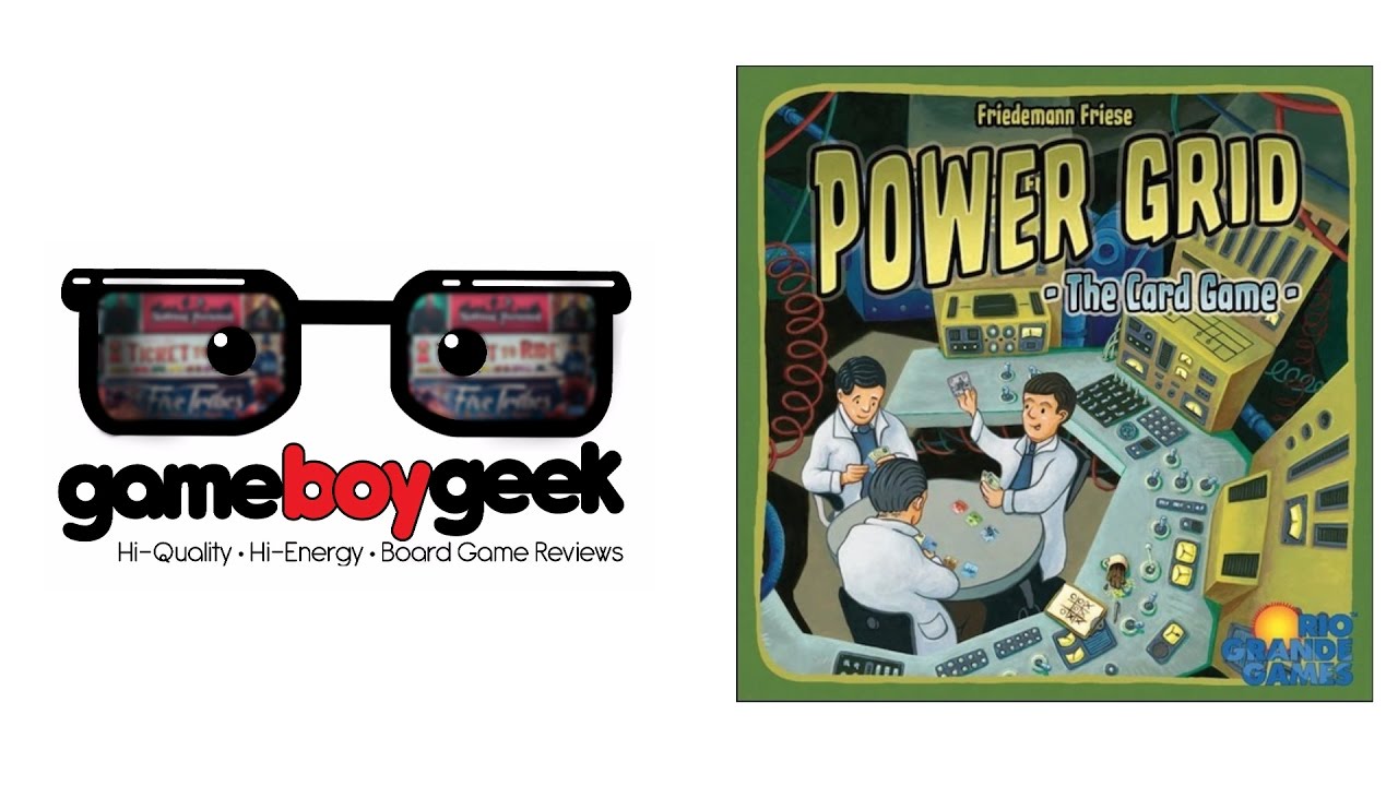 Power Grid The Card Game Review with the Game Boy Geek - YouTube