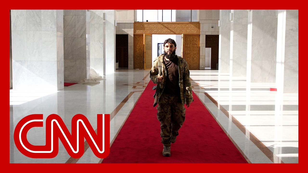 CNN gets first-hand look at ousted Syrian president's palace - YouTube