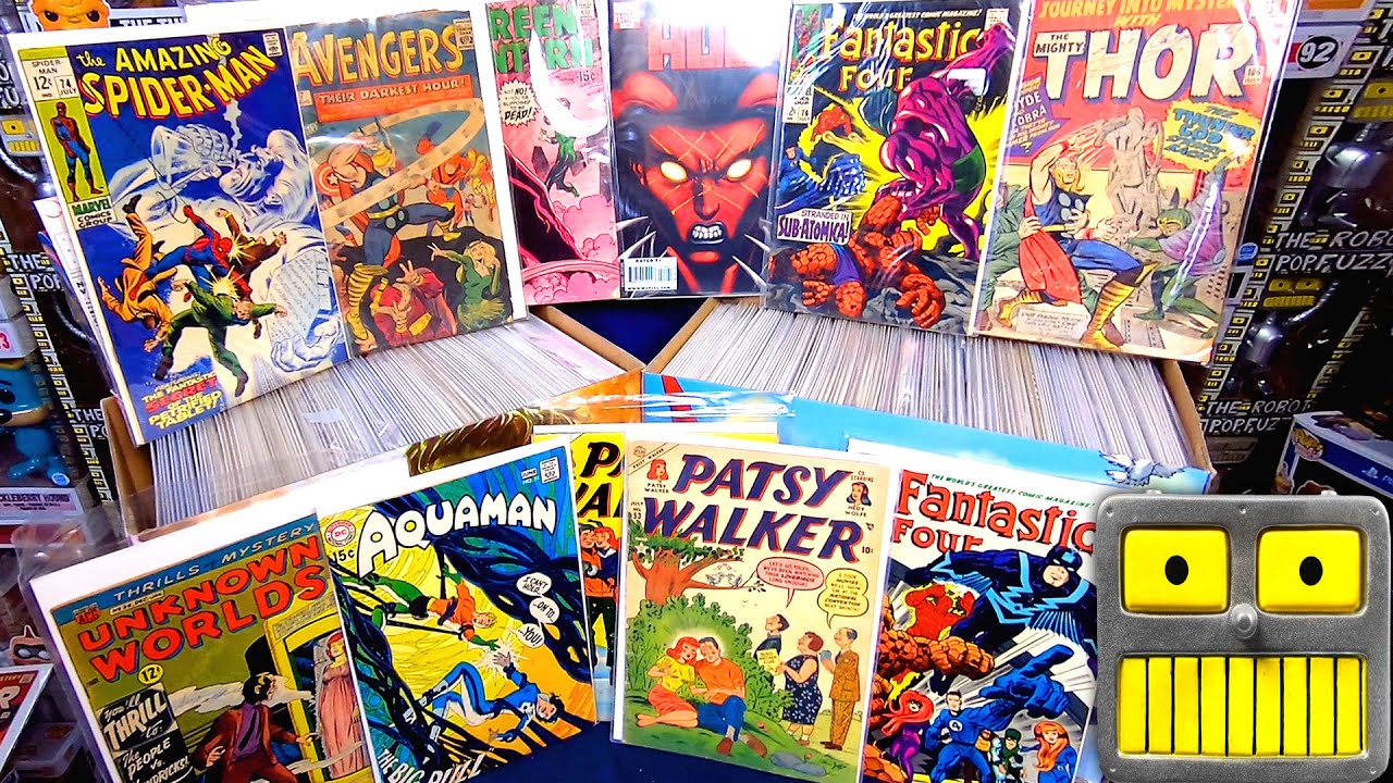 Mega Epic Comic Book Collection Haul full of Silver Age, Golden Age Key ...