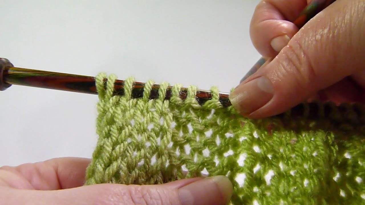 Knitting Stitch Anatomy - what makes up a stitch? - YouTube