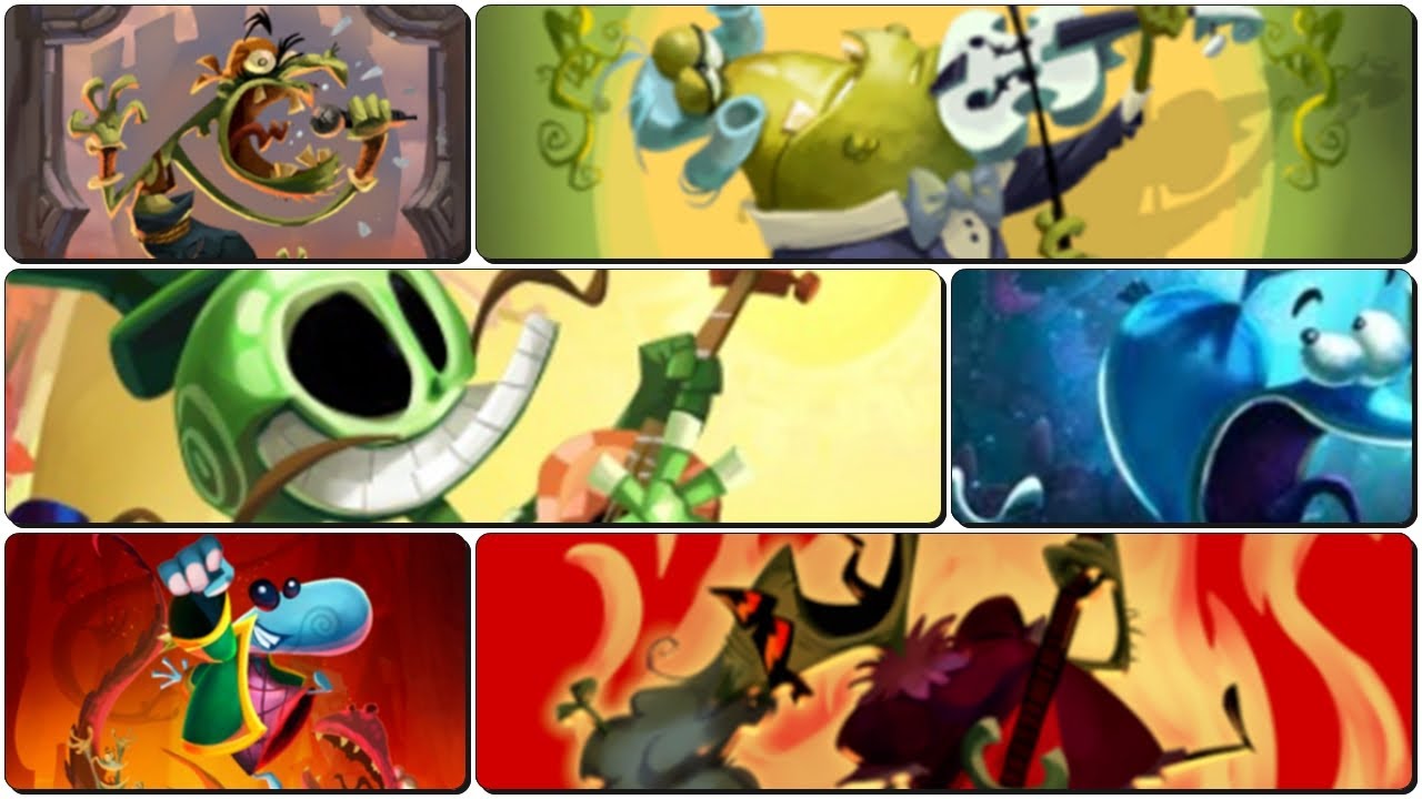 Rayman Legends - All Music Levels - YouTube Music