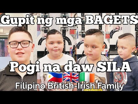 BAGONG GUPIT ANG MGA BAGETS KO | HAIR CUT DAY FOR MY BOYS | FILIPINO ...