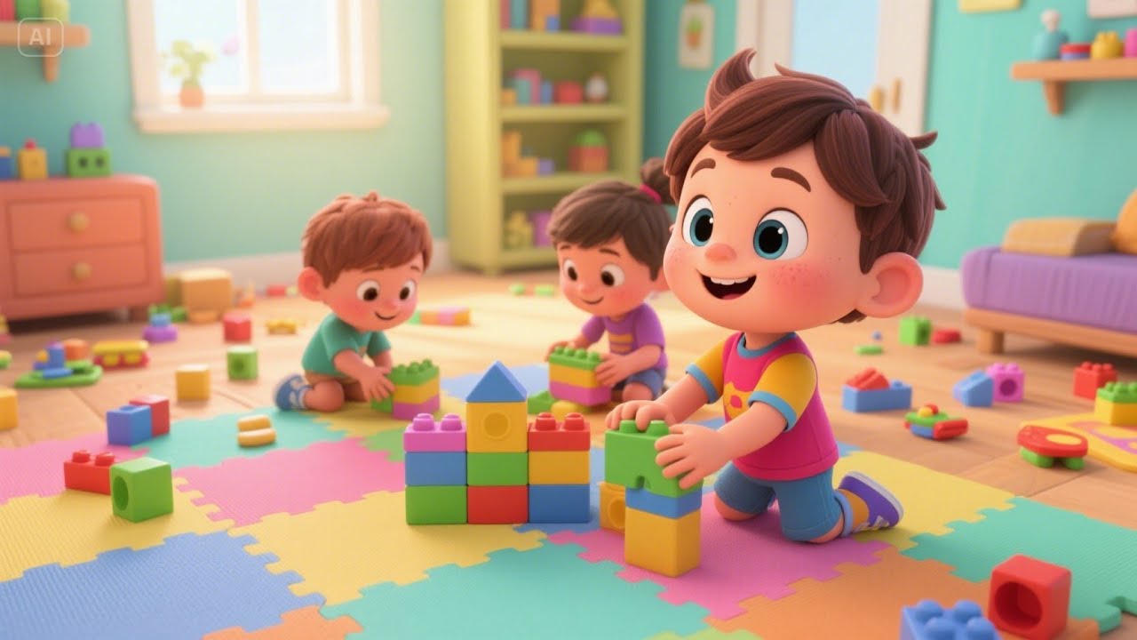 Clean Up Toys – Tidy Time Rhyme | Fun Cleanup Song for Kids | Sing ...