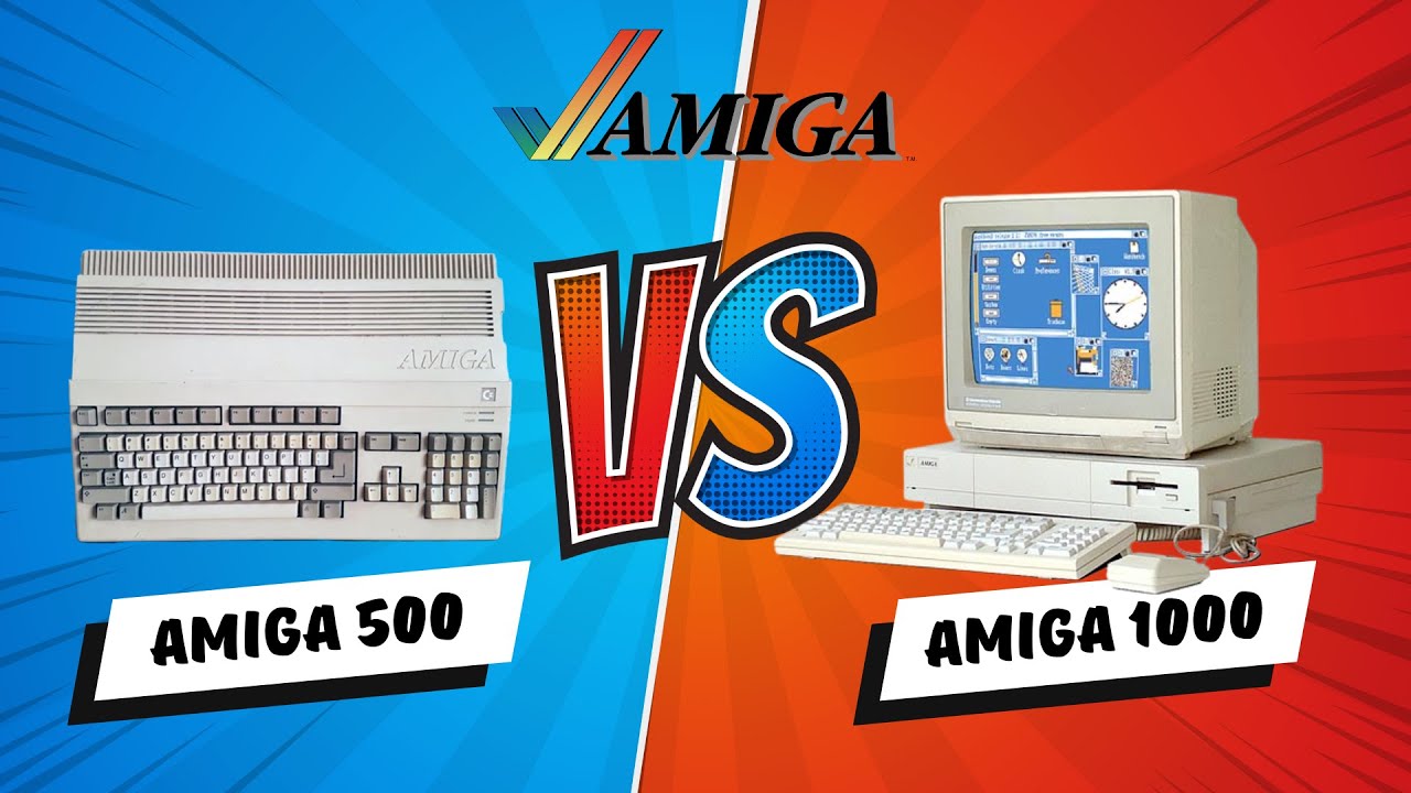 What are the differences between the Amiga 500 & Amiga 1000 – Which Commodore Amiga Reigns ...