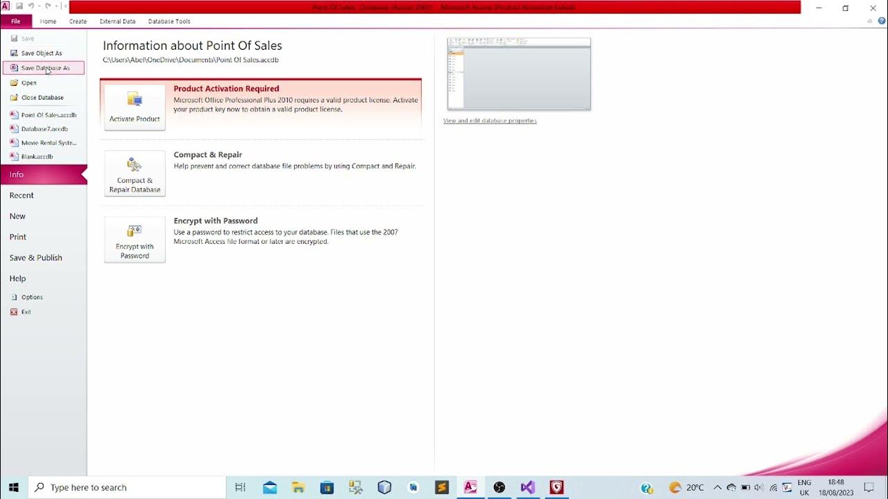 POS System Using Visual Basic Vb.Net and Microsoft Access Part 1 - YouTube