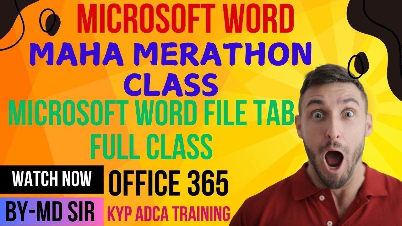 😱kyp adca training is live #microsoft #ms.word #Maha mairathan class # ...