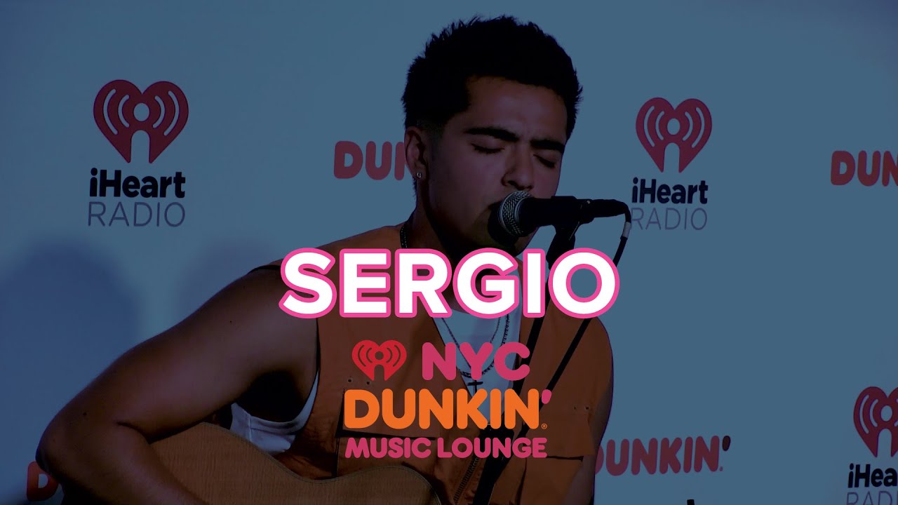 SERGIO Performs At The NYC Dunkin' Music Lounge! - YouTube