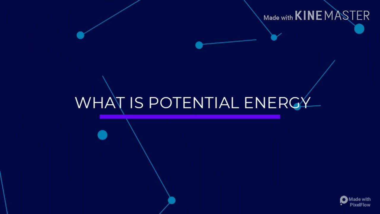 What is potential energy and formula derivation - YouTube