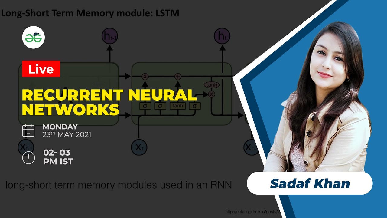 Recurrent neural networks | AI lecture-7 | GeeksforGeeks School | Sadaf ...