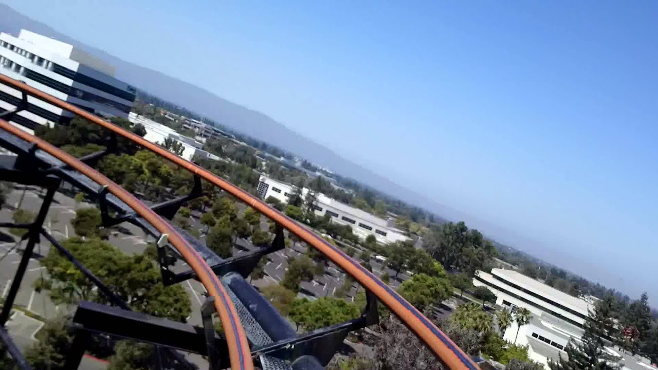 Great America Parkway - Demon Roller Coaster - YouTube