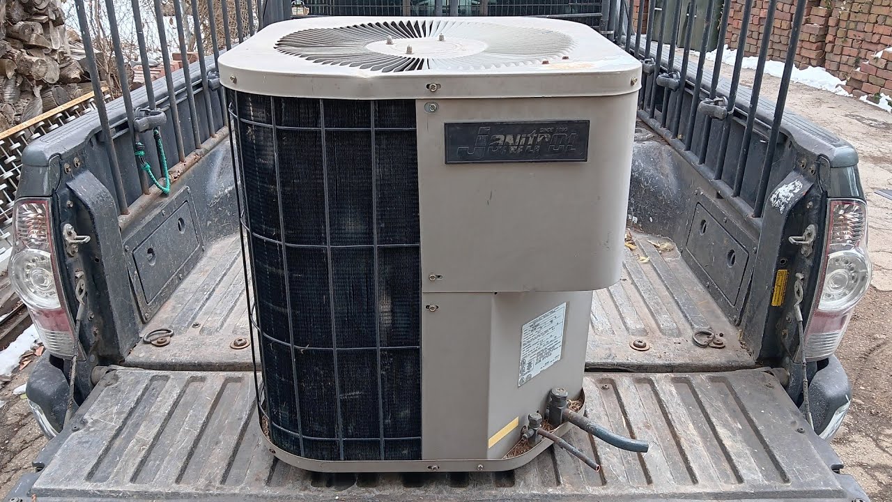 Janitrol Condenser Unit Breakdown - YouTube
