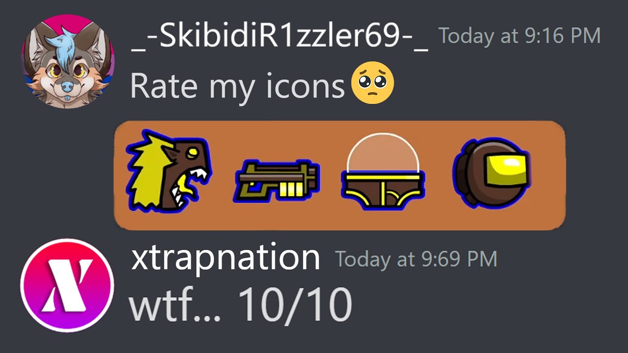 Horrible Geometry Dash Icon Sets - YouTube