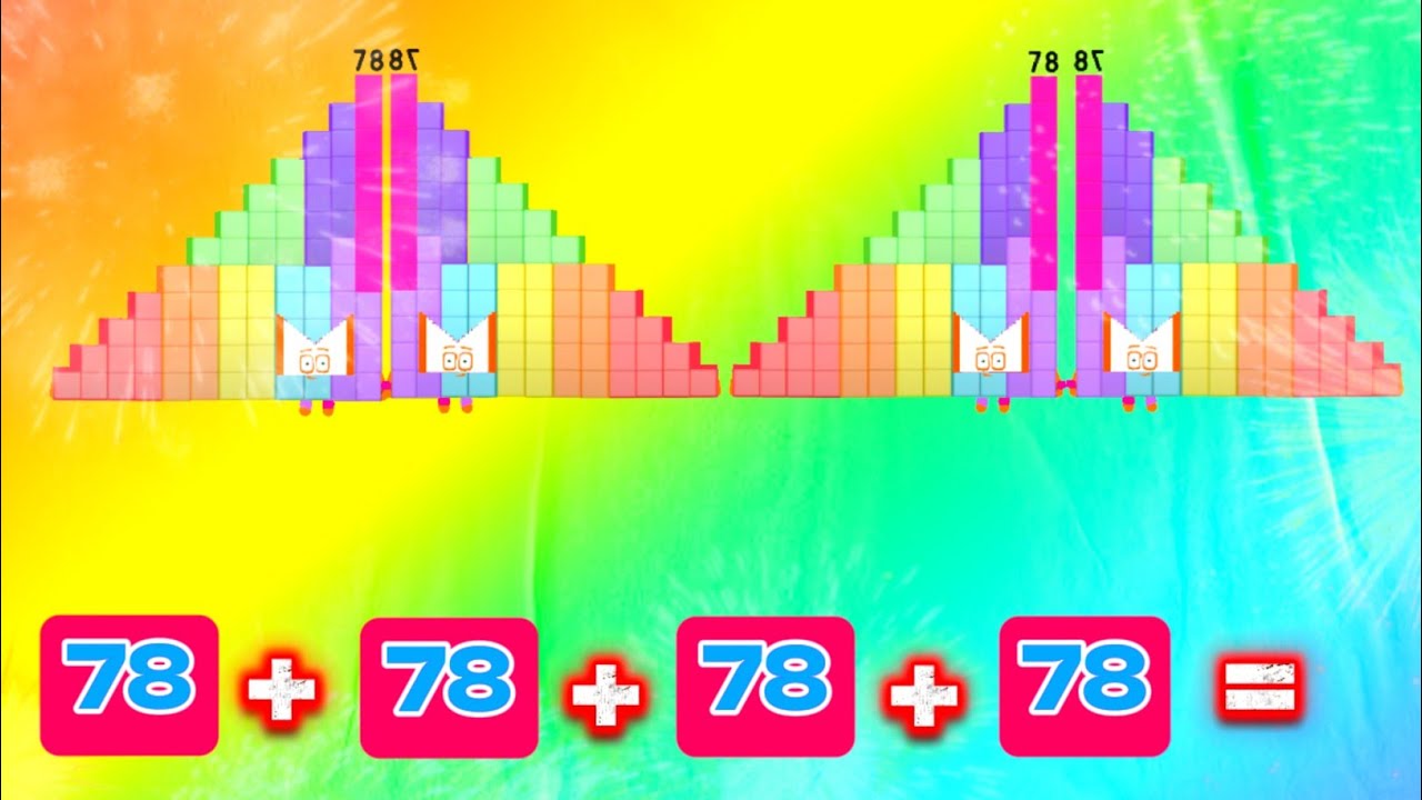 NUMBERBLOCKS FOUR SAME STEP SQUAD NUMBER ADDITION | NUMBER BLOCKS ...