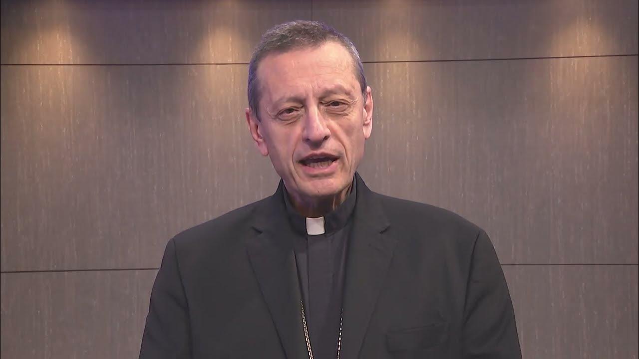 Bishop Caggiano Introduces The Literary Catholic - YouTube