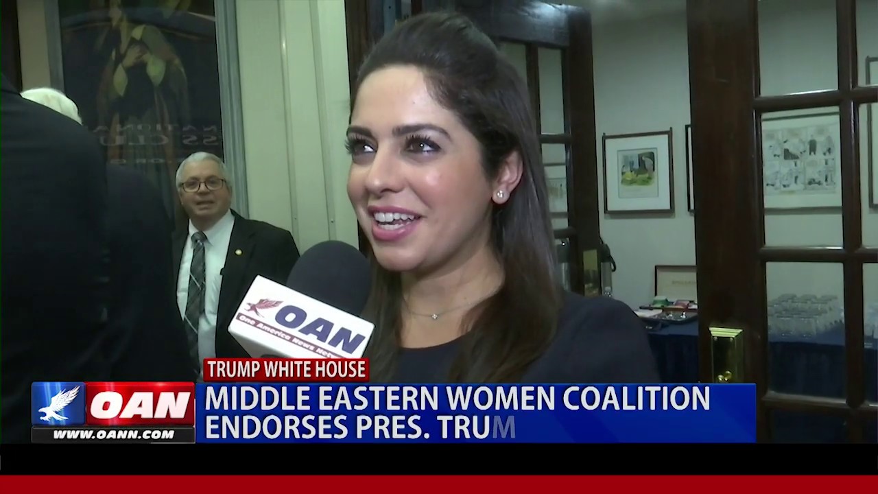 Middle Eastern women coalition endorses President Trump for 2020 - YouTube