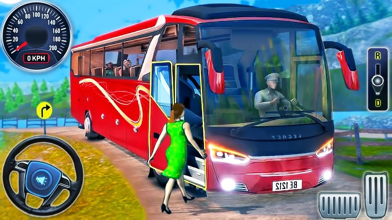Coach Bus Driving Simulator 2024 || Real Bus Drive 3D Simulator ...