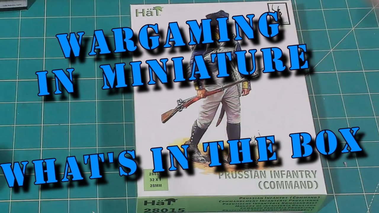 🔴 What's in the Box ☺ HaT 28mm Napoleonic Prussian Command - YouTube