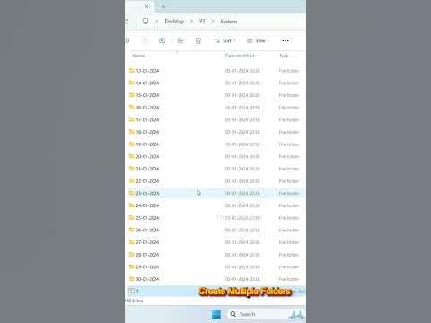 Creating Multiple Folders at Once 📁 | Quick Excel Tips - YouTube