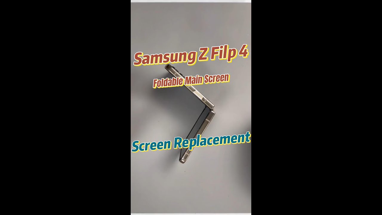 How to Samsung Z Flip4 Foldable Main Screen Replacement - only change ...