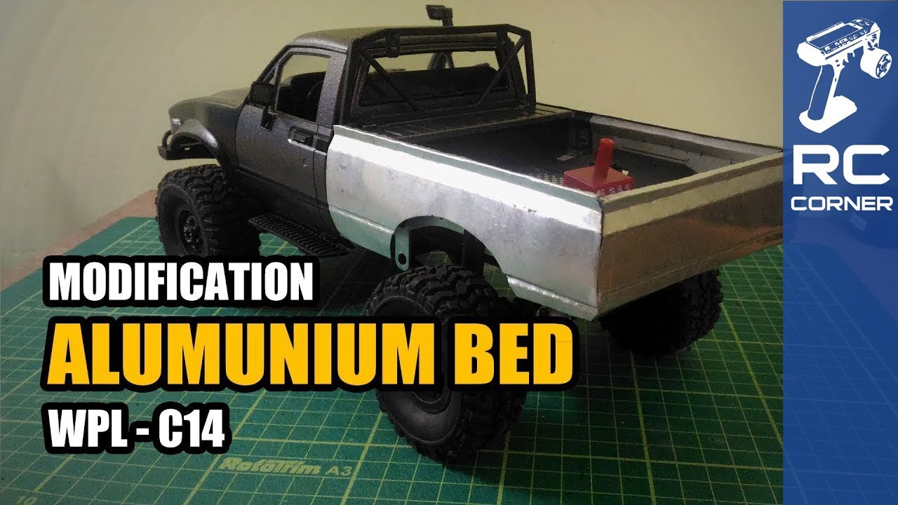 WPL C14 - Modification add Alumunium Bed | RC offroad adventure - YouTube