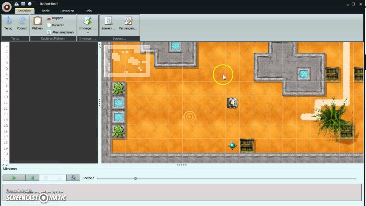 01 Robomind werkomgeving. Scripts en kaarten gebruiken - YouTube
