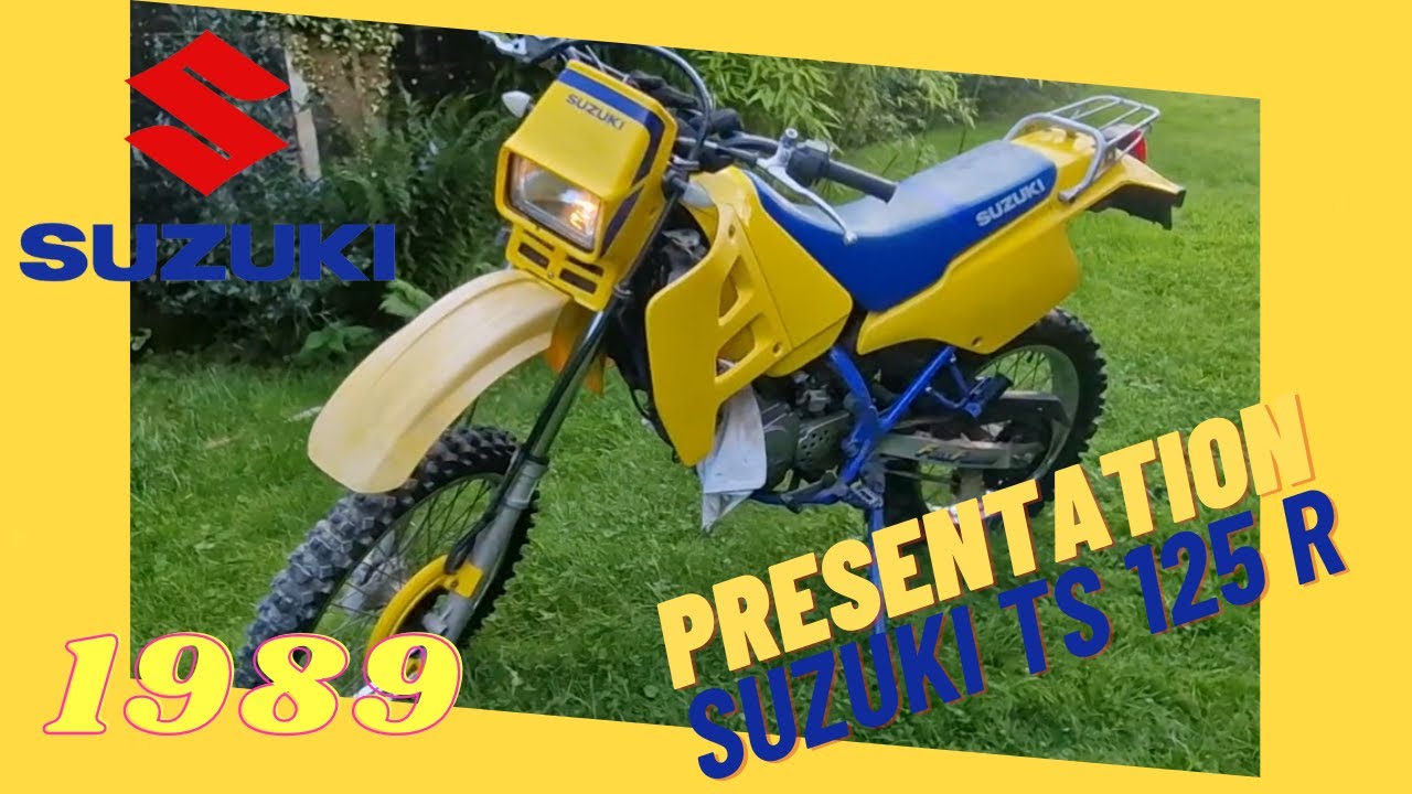 présentation Suzuki TS 125 R - moto trail vintage - YouTube