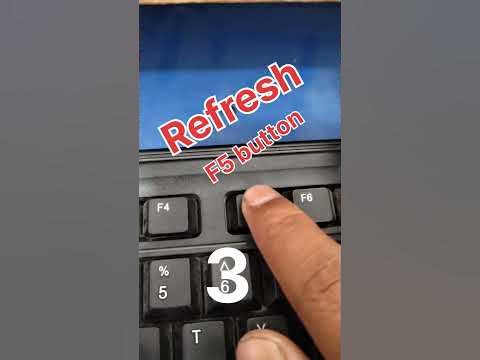 Computer ko Refresh kaise kare shortcut Key se f5 button #shorts #viral ...