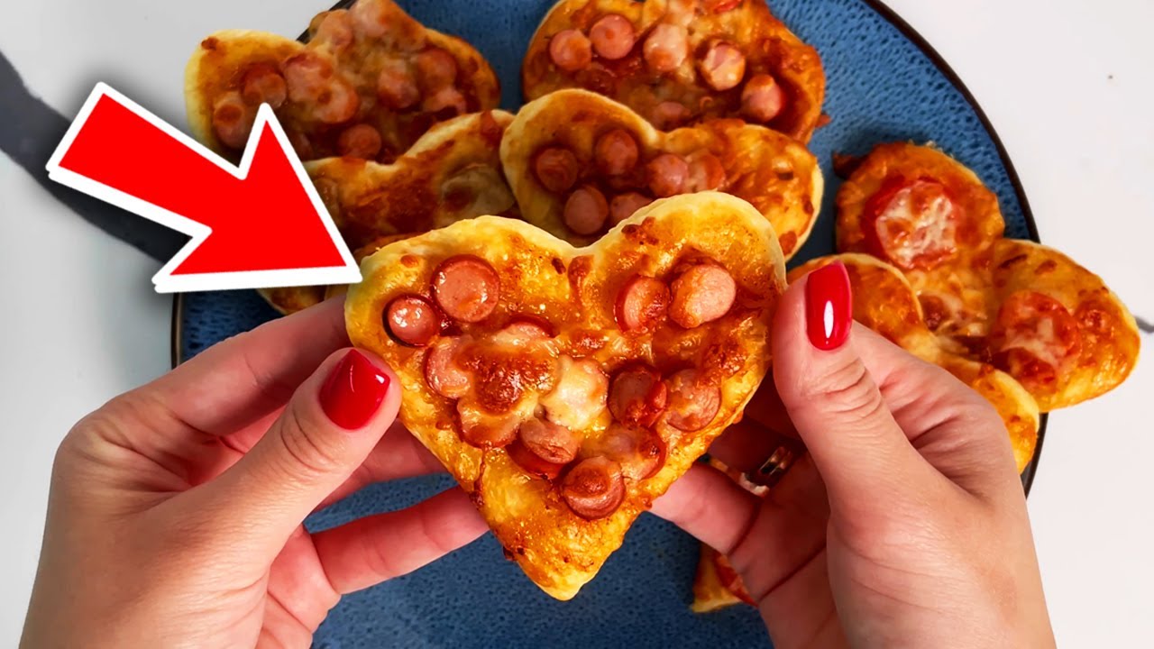 How to make a mini pizza in 10 minutes. The tastiest pizza recipe - YouTube