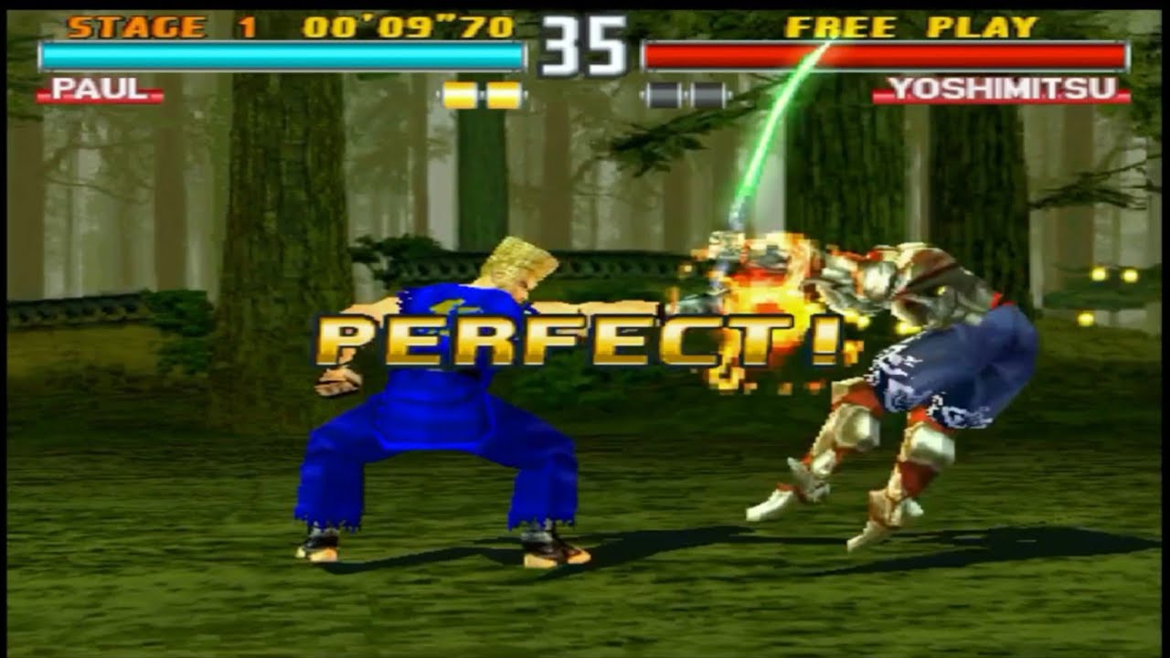 Tekken 3 - Blue Paul Phoenix | Tekken 3 Arcade Mode Playthrough # ...