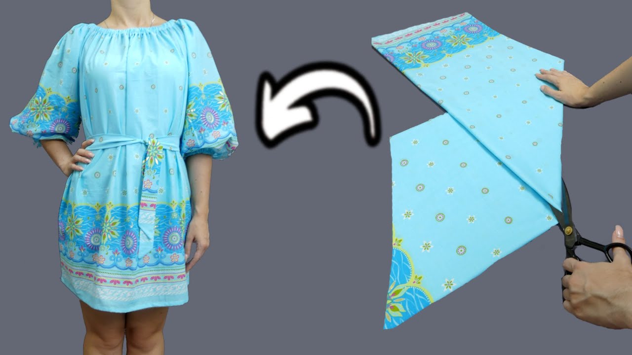 Sewing tricks to make a dress with long sleeves in just 20 minutes ...