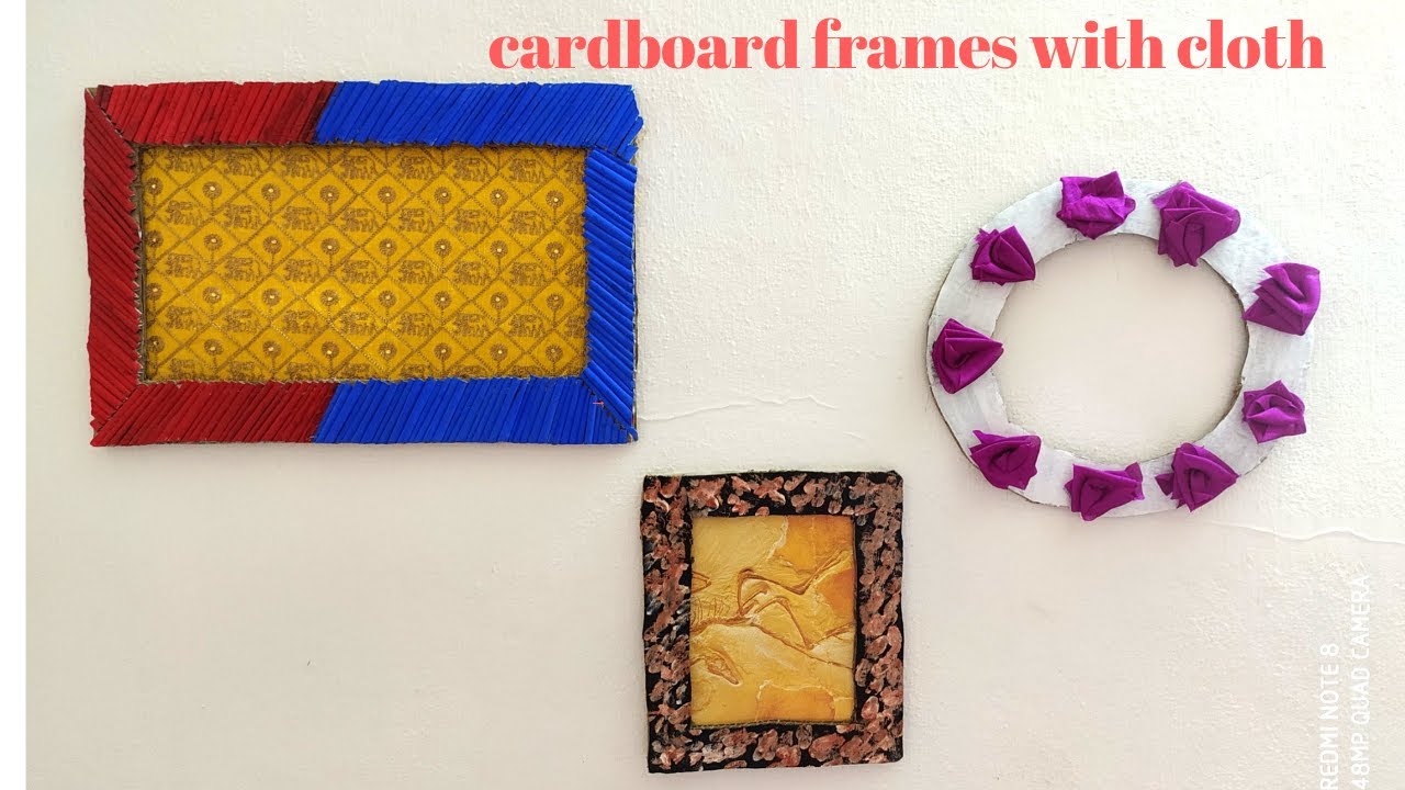 Design cardboard frames - YouTube