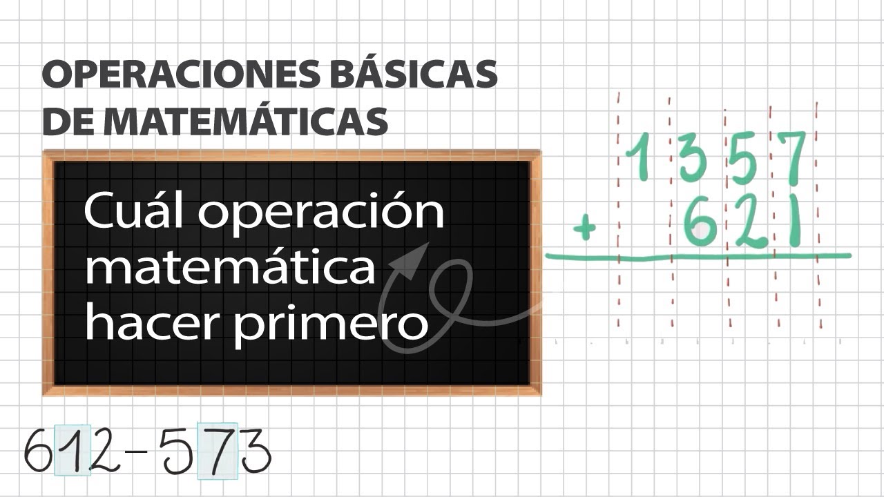 Cuál Operación Matemática Hacer Primero Operaciones Básicas De Matemáticas Youtube