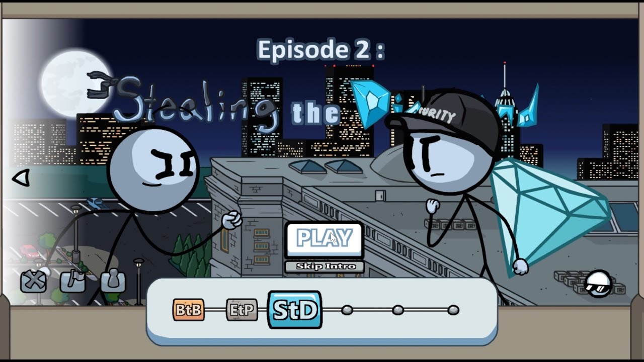 Henry Stickmin Collection : Episode 2 - Stealing the Diamond | All ...
