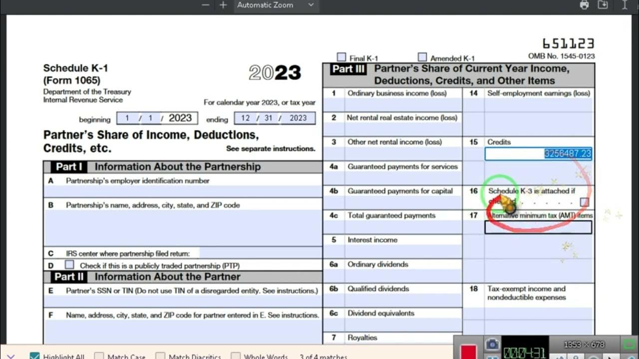 The 1065 K-1 Form | Форма 1065 K -1 - YouTube