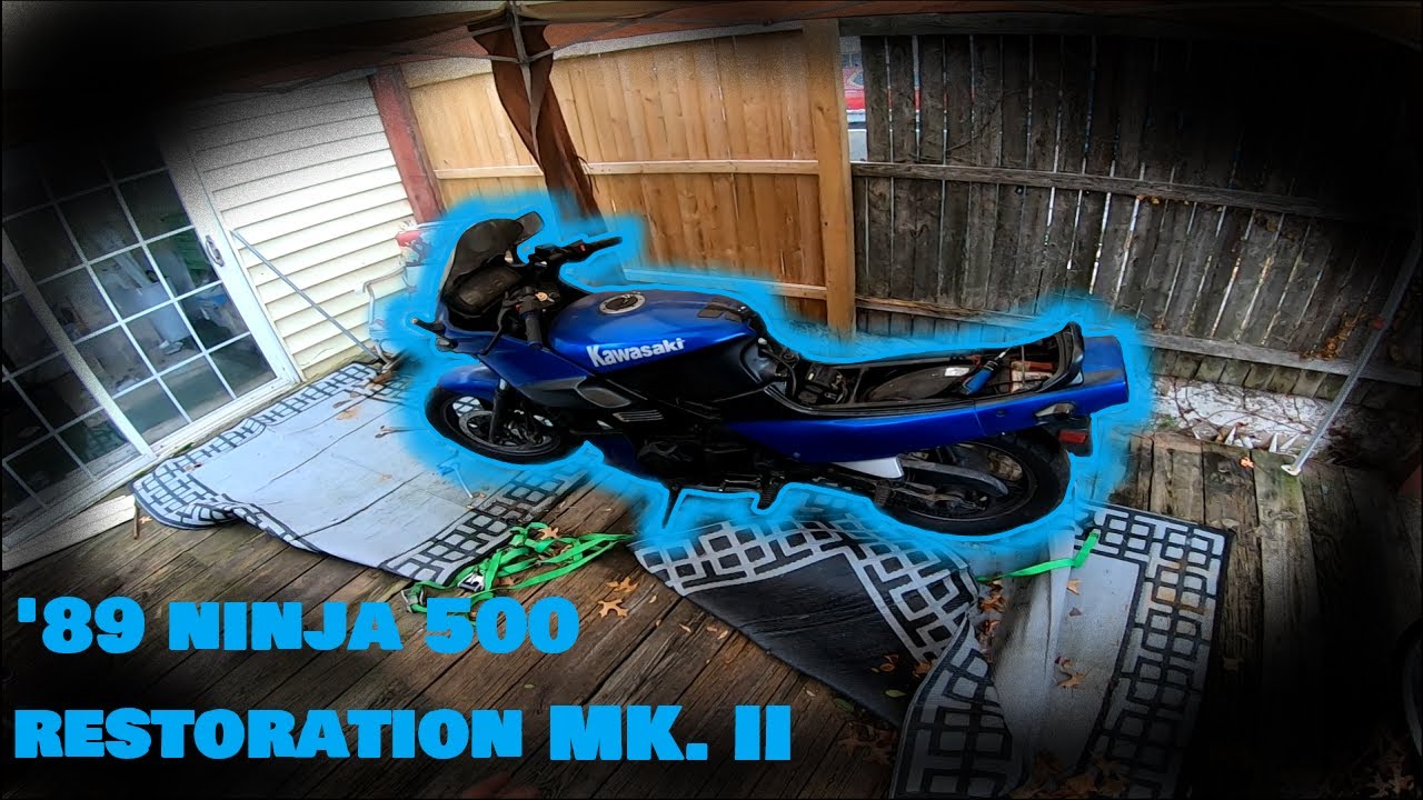 Bringing My First Bike BACK FROM THE DEAD // '89 NINJA 500 Restoration ...