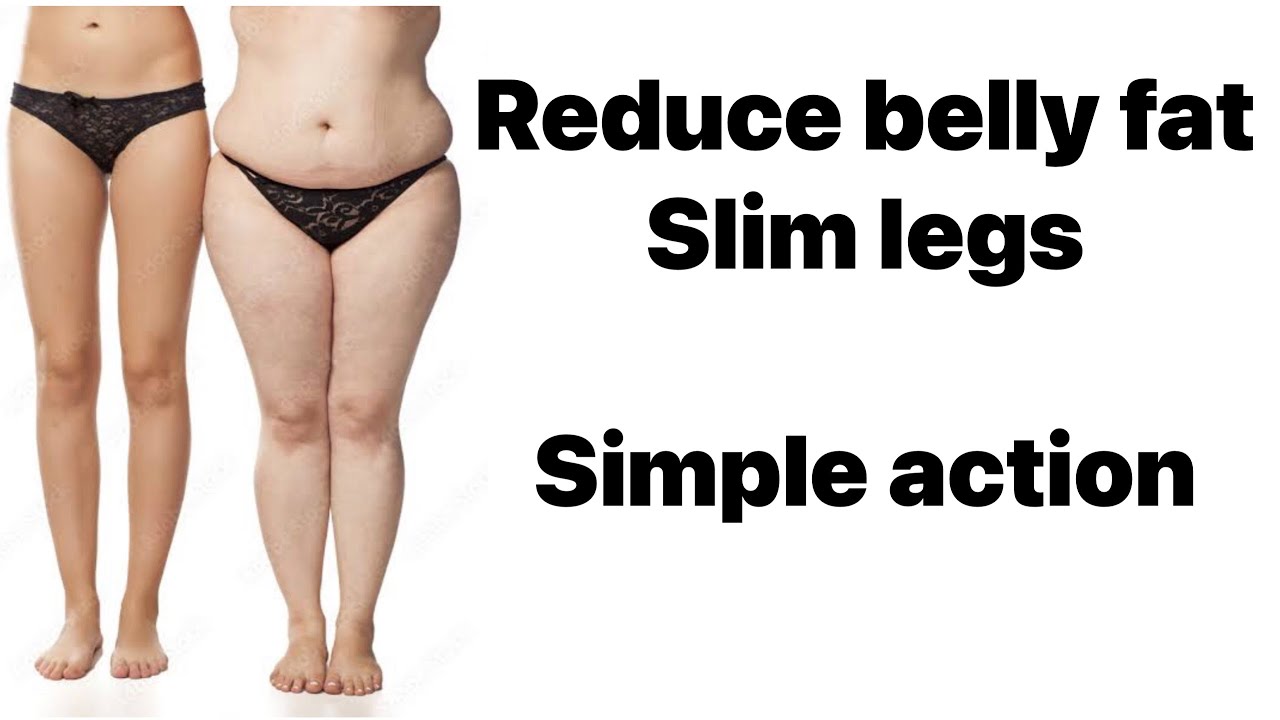Reduce belly fat and achieve slim legs. One exercise - YouTube