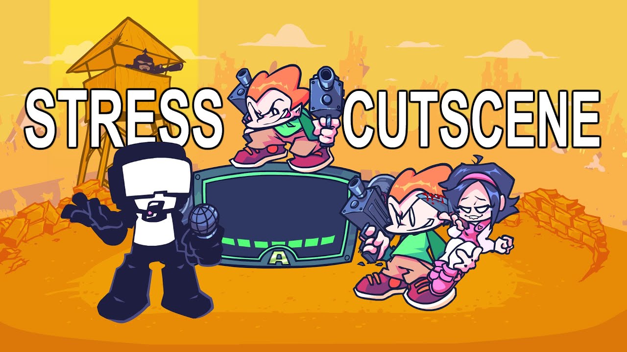 FNF stress cutscene but PICO - YouTube