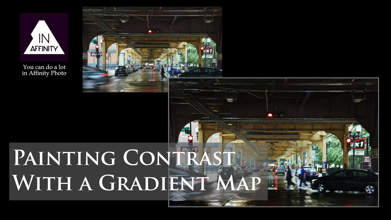 Painting Contrast with a Gradient Map (using Affinity Photo) - YouTube