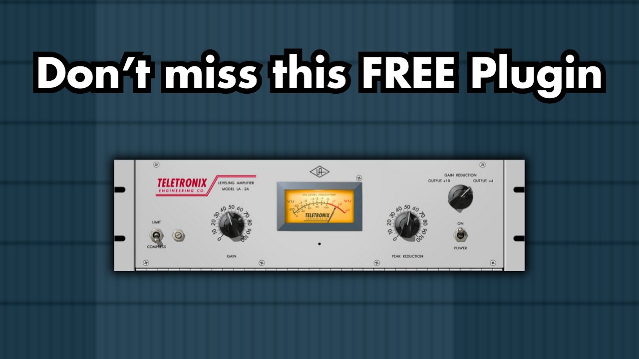 FREE UAD LA-2A For Limited Time! - YouTube