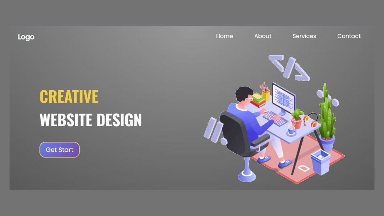 How To Make A Website Using Html And Css Landing Page Code Ground How To Make A Website Using Html And Css Landing Page Code Ground