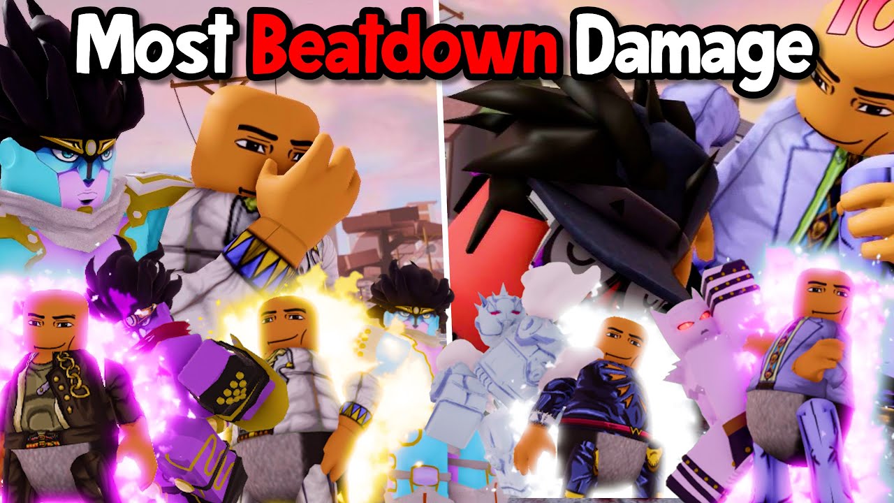 [AUT] Which Stand Has The Most Beatdown Damage? - YouTube