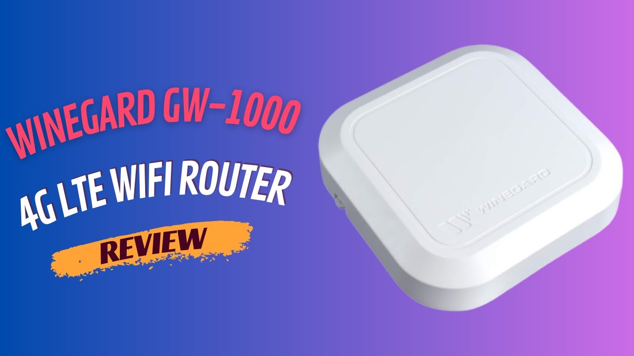 Winegard GW-1000 Gateway 4G LTE WiFi Router for AIR 360+ Antenna Review - YouTube