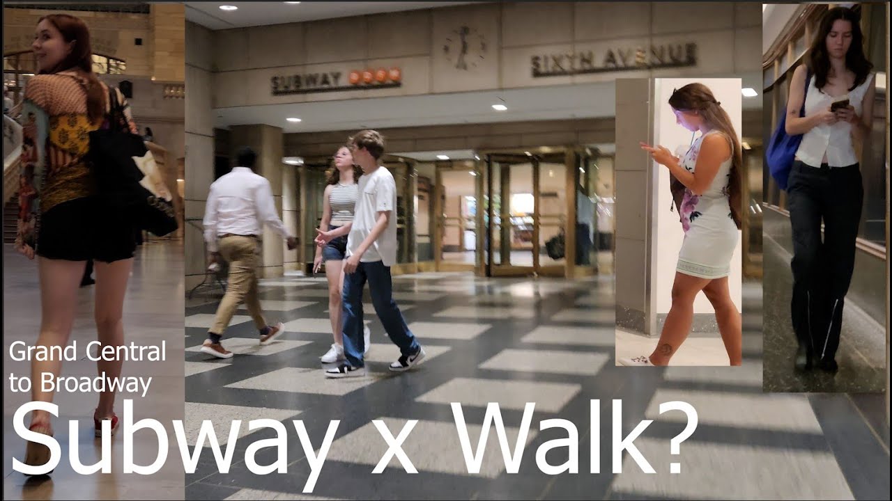 Subway x Walk? From Grand Central Terminal to Broadway Theatre at NYC ...