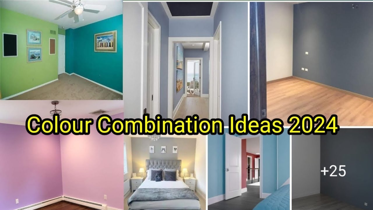 Colour Combination Ideas 2024 || colour combination paint for room ...