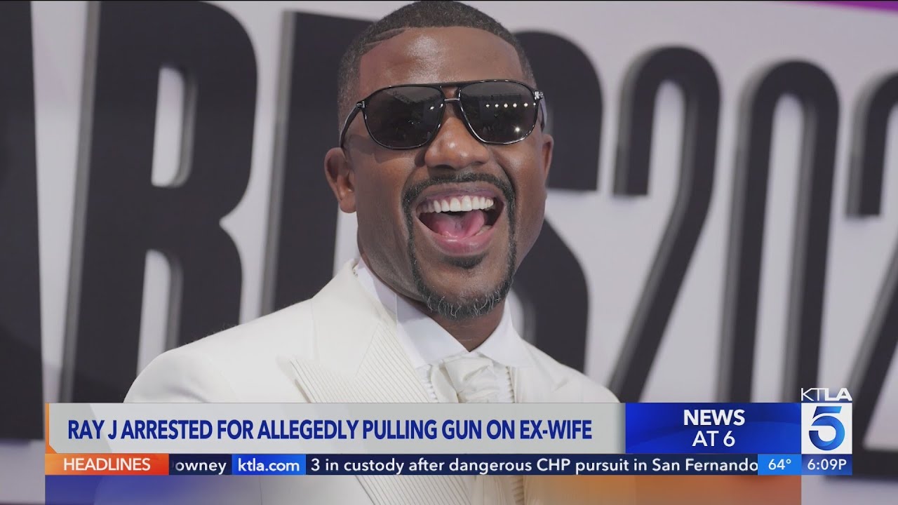 Ray J arrested for allegedly pulling gun on ex - YouTube