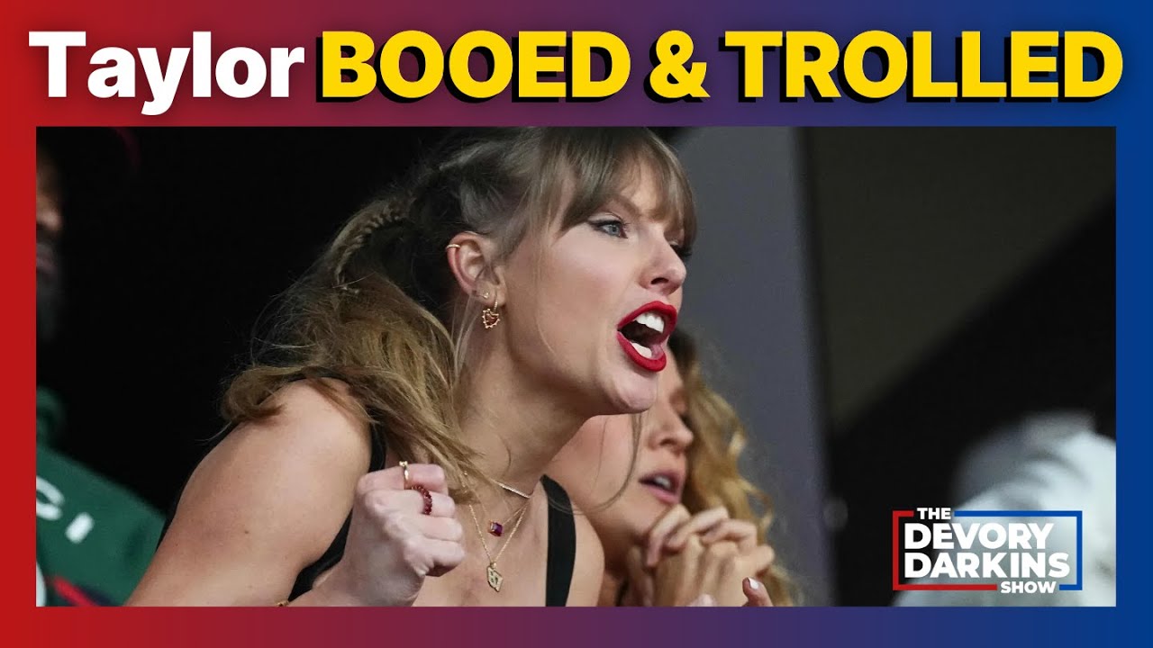 Taylor Swift booed as Democrat Pastor gets angry - YouTube