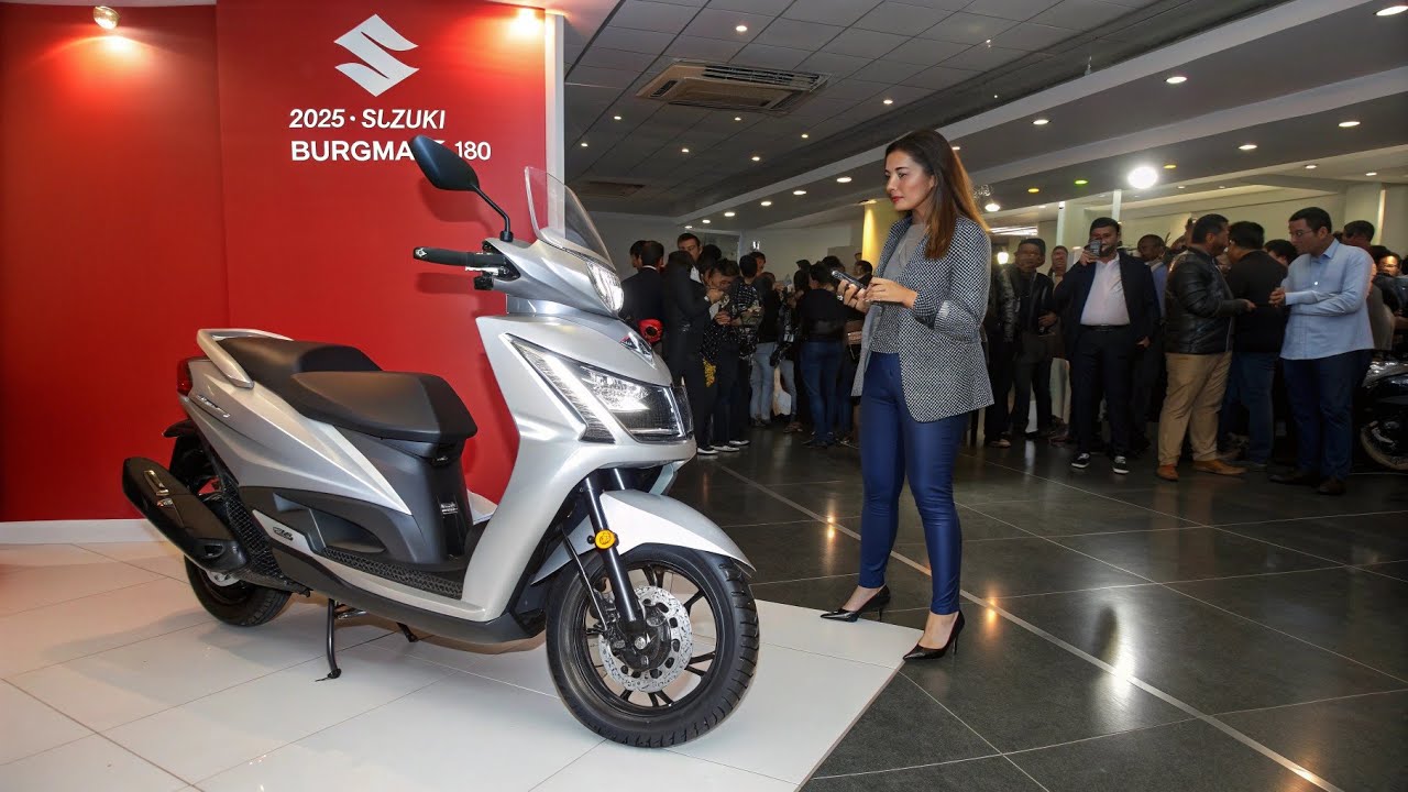 New Suzuki Burgman 180 (2025) finally Launched.!!! - YouTube