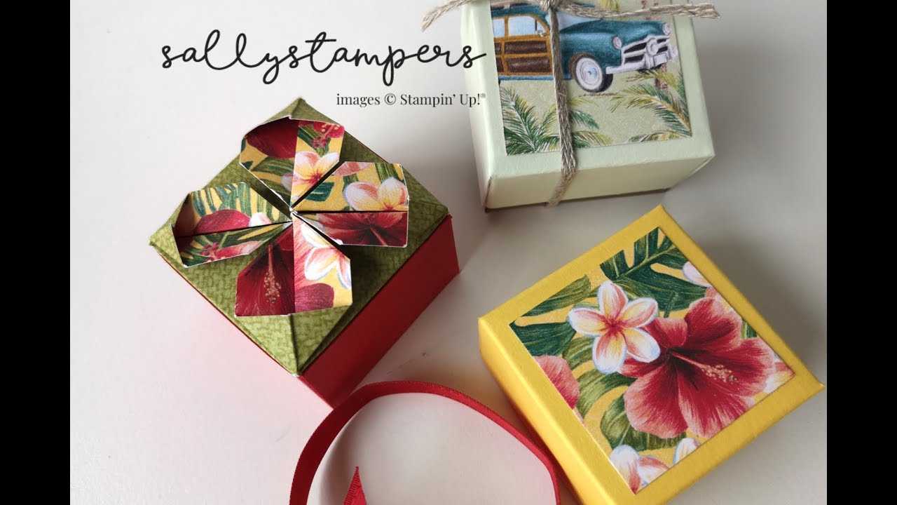 Surprise Fold Box - YouTube