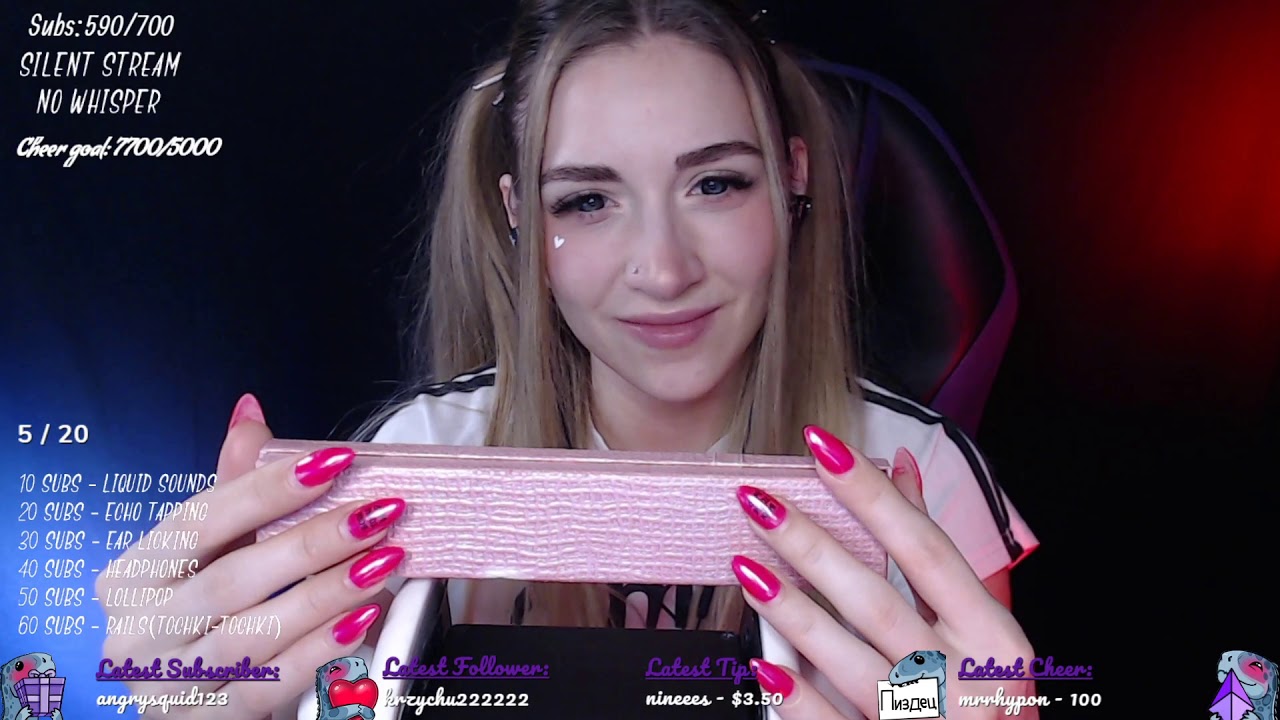 yes, its live, not a rerun💙New videos on !yt & !patreon 💖ASMR 🎧💤💖 ...